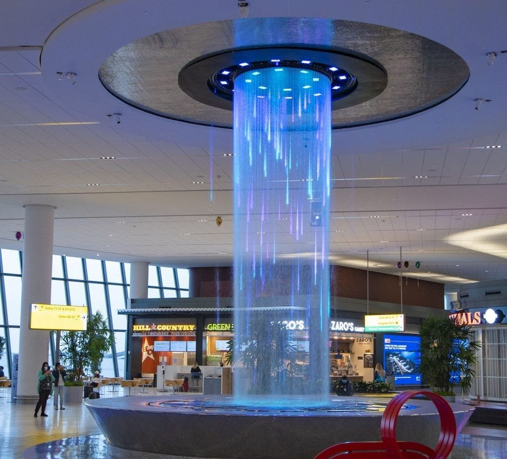 LaGuardia Terminal B unveils impressive new water feature – Airport World